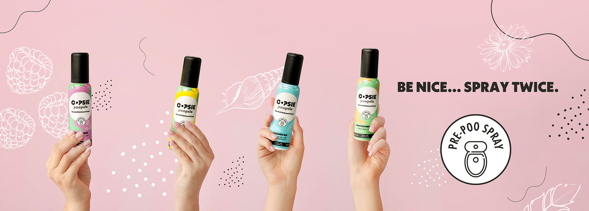 Oopsie Poopsie Bundle-Package: Effective Bathroom Odor Elimination