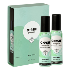 Toilet Spray I Wild Mint I Giftable 2 Pack Single Scent I 2oz by Oopsi ...